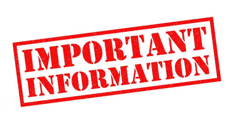 Important Information Letter For Parents